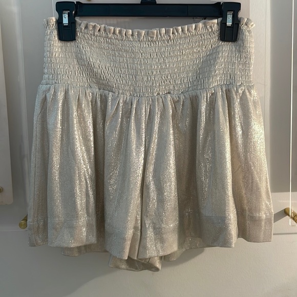 TCEC | Shorts | Tcec Sparkly Silver Short Small | Poshmark